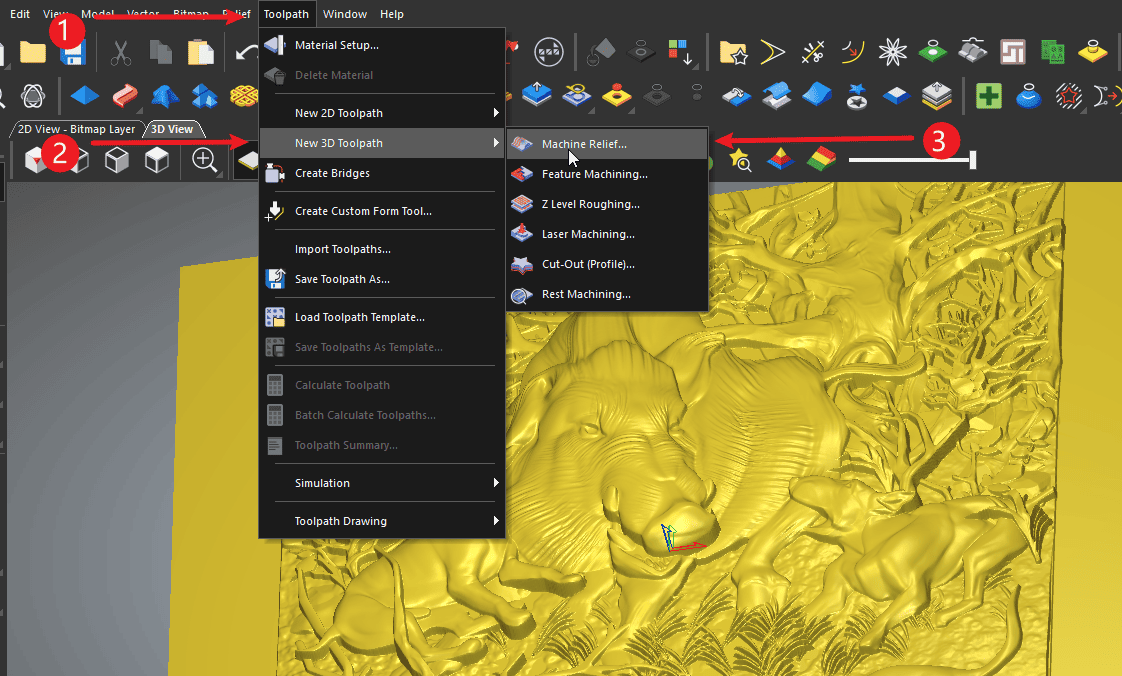 3D Relief | TWOTREES Wiki
